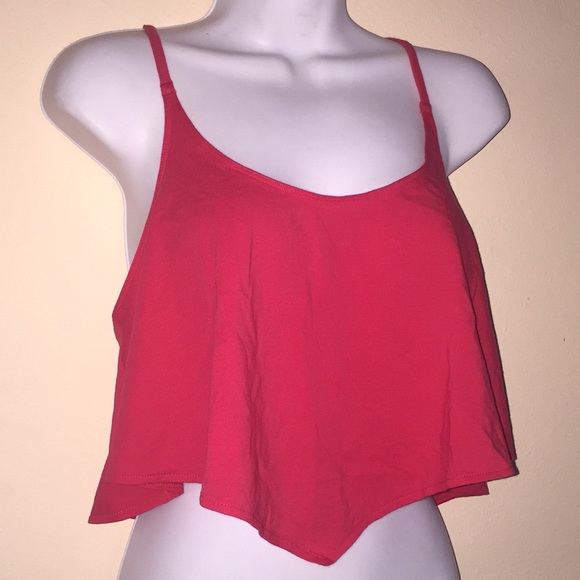 Victoria's Secret | Tops | Nwt Victorias Secret Cropped Red Strappy ...